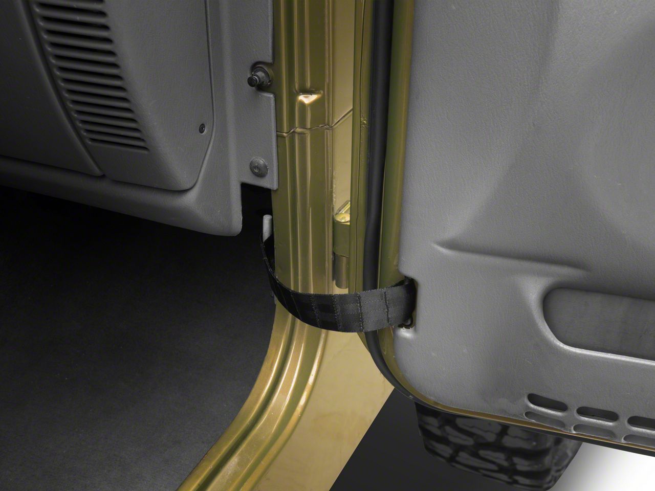 RedRock Jeep Wrangler Heavy Duty Adjustable Door Straps J175754 (87-18 ...