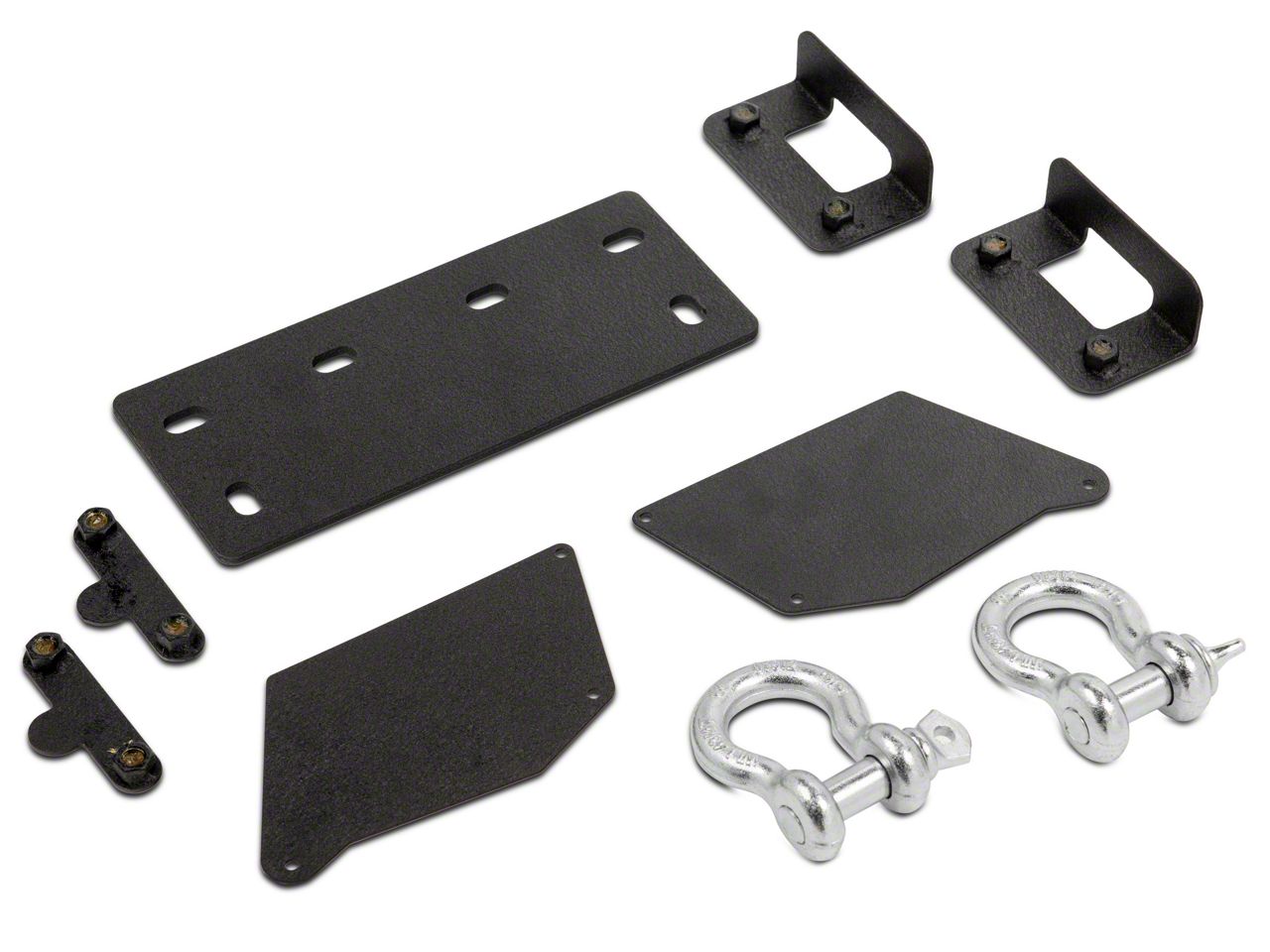 Barricade Jeep Wrangler Replacement Bumper Hardware Kit for J103686 Only U2631H (07-18 Jeep ...