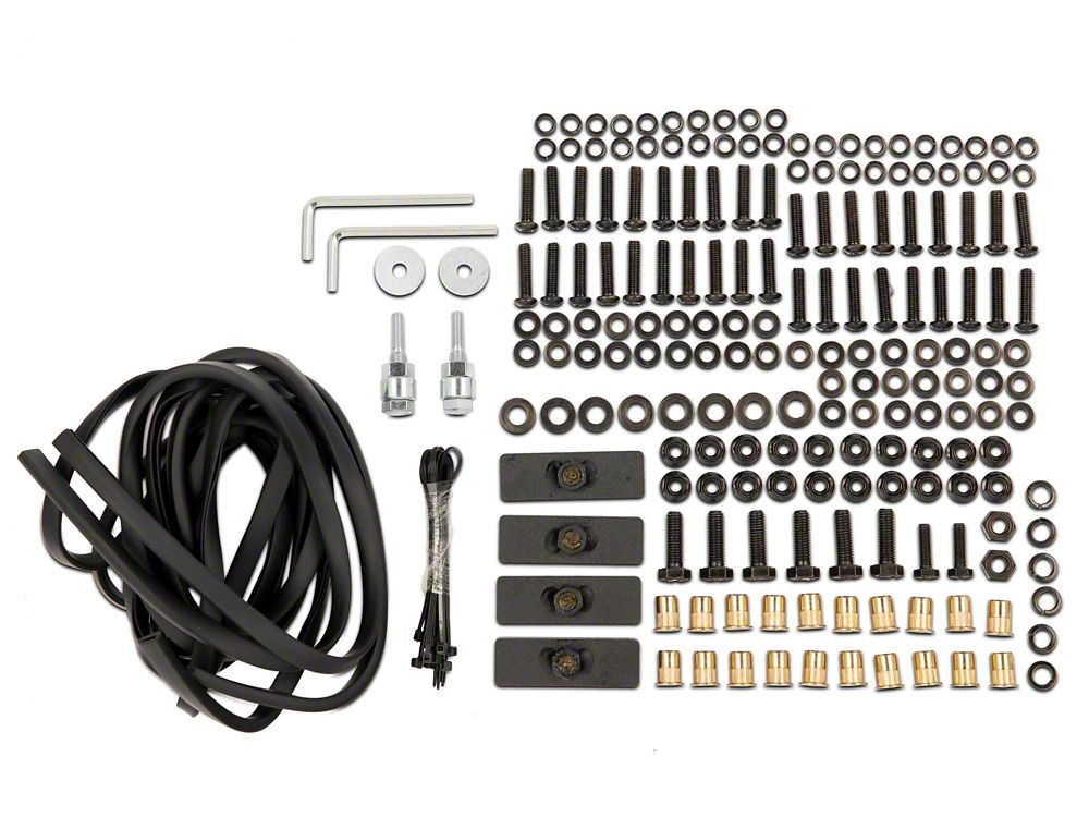 Barricade Replacement Fender Flare Hardware Kit for J133200-JLB Only (18-24 Jeep Wrangler JL ...