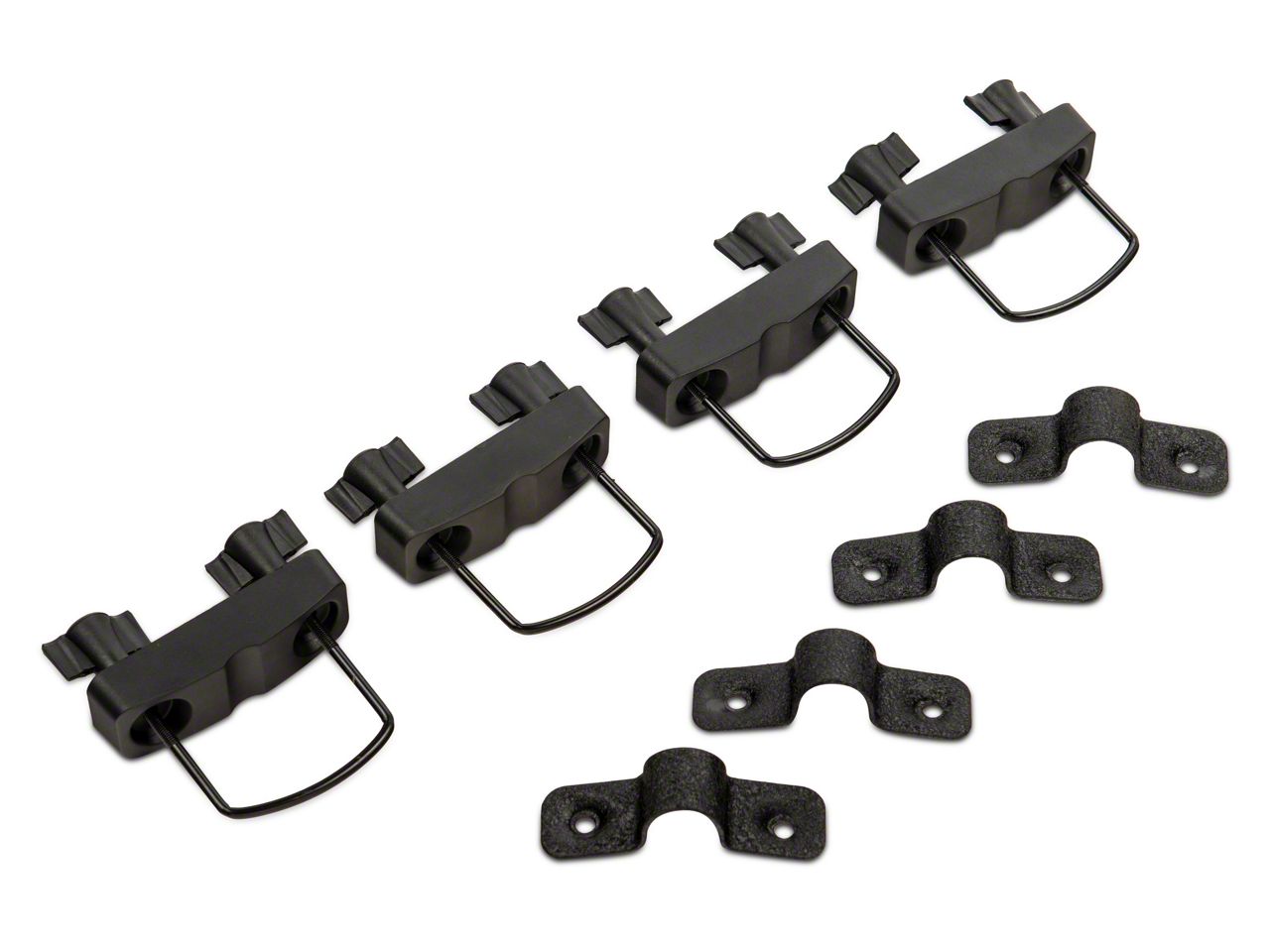 Barricade Jeep Wrangler Replacement Roof Rack Basket Hardware Kit for J100175 Only U2564H - Free ...