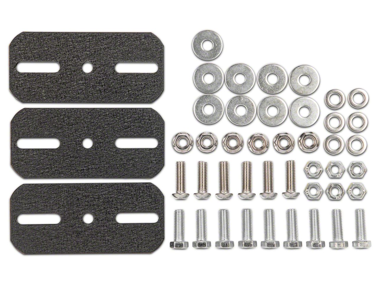 Barricade Jeep Wrangler Replacement Running Board Hardware Kit for J130924-JL Only U2867H (18-24 ...