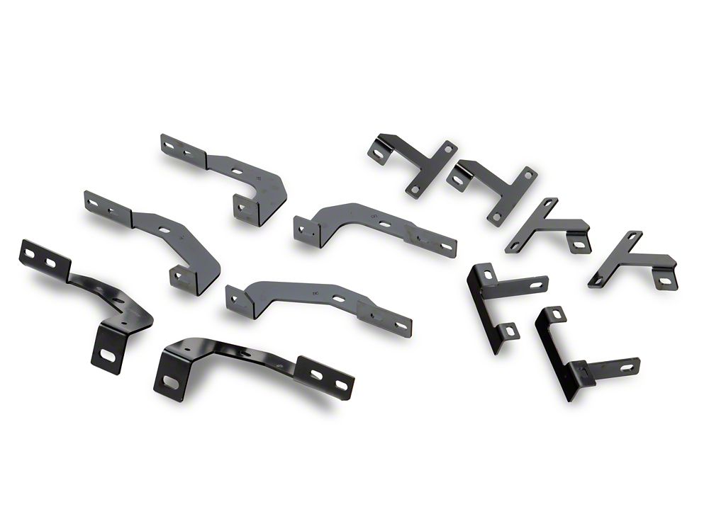 RedRock Replacement Side Step Bar Hardware Kit for J122286-JL Only (18-25 Jeep Wrangler JL 4 ...