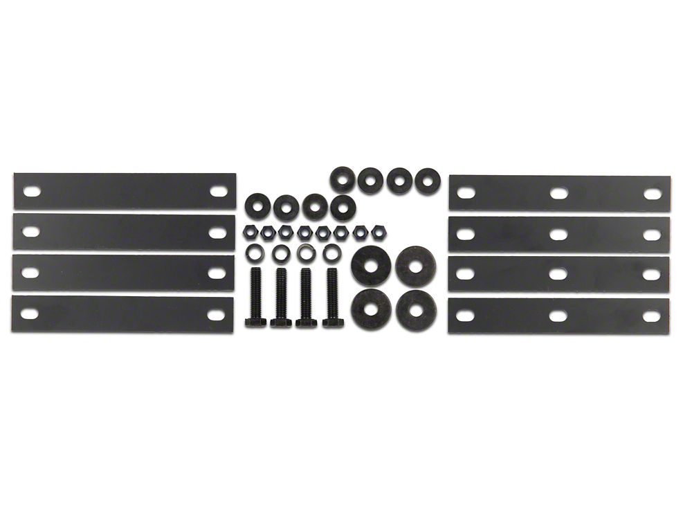 Barricade Replacement Rubi Rail Hardware Kit for J130315-JL Only (18-25 Jeep Wrangler JL 2-Door ...