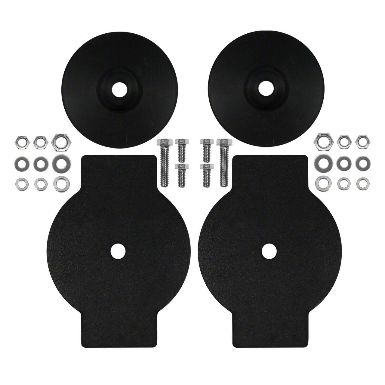 RSO Suspension Jeep Wrangler Front and Rear Bump Stop Extensions for 2. ...