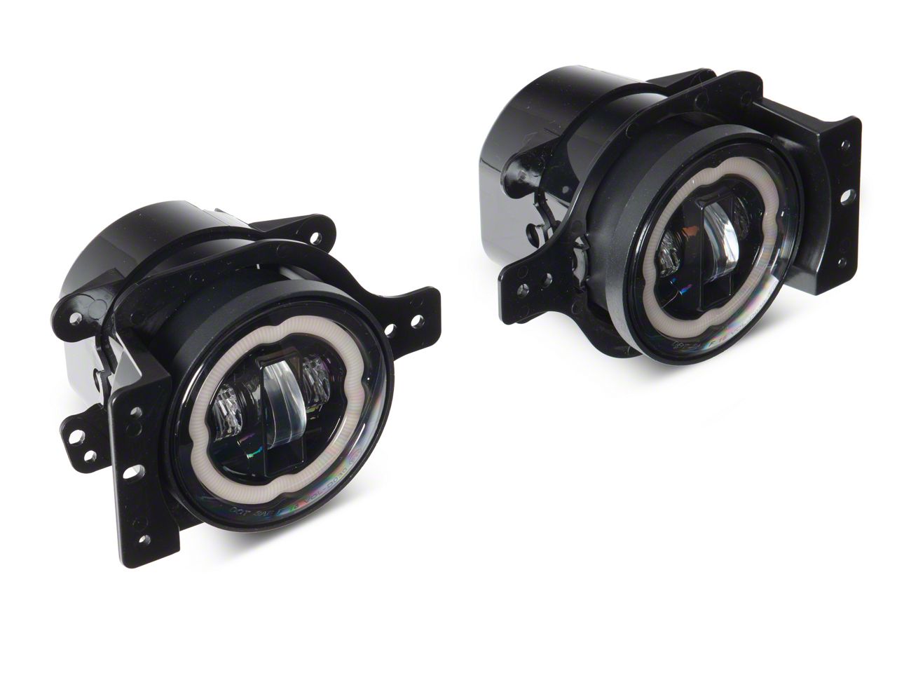 Raxiom Jeep Wrangler Axial Series Angel Eye LED Fog Lights J177415 (18 ...