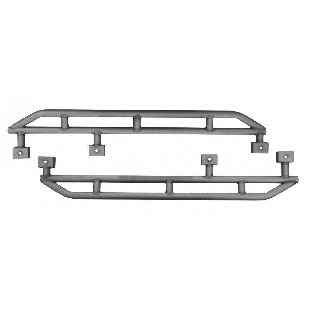 ACE Engineering Jeep Wrangler Rock Sliders; Black J0054188 (07-18 Jeep ...