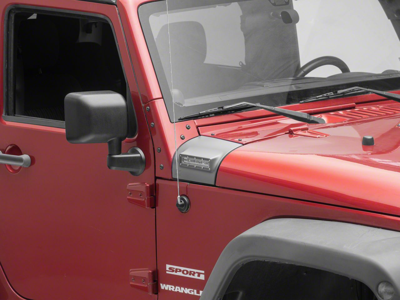 EGR Jeep Wrangler VSL Vehicle Side Lights; Unpainted VSLJP0176 (07-18 ...