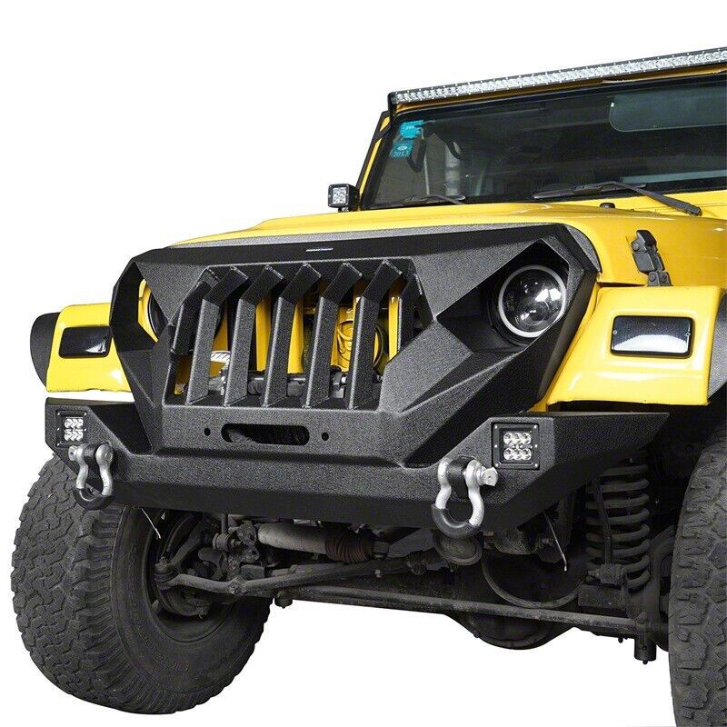 Jeep Wrangler Mad Max Grille Front Bumper (97-06 Jeep Wrangler TJ ...