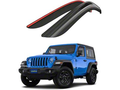 Jeep JL Bug Deflectors & Window Visors for Wrangler (2018-2023 ...