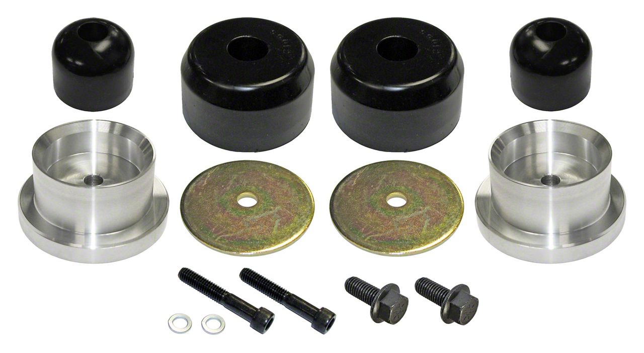 RockJock Jeep Wrangler Rear Bump Stop Kit CE-9122R (97-06 Jeep Wrangler ...