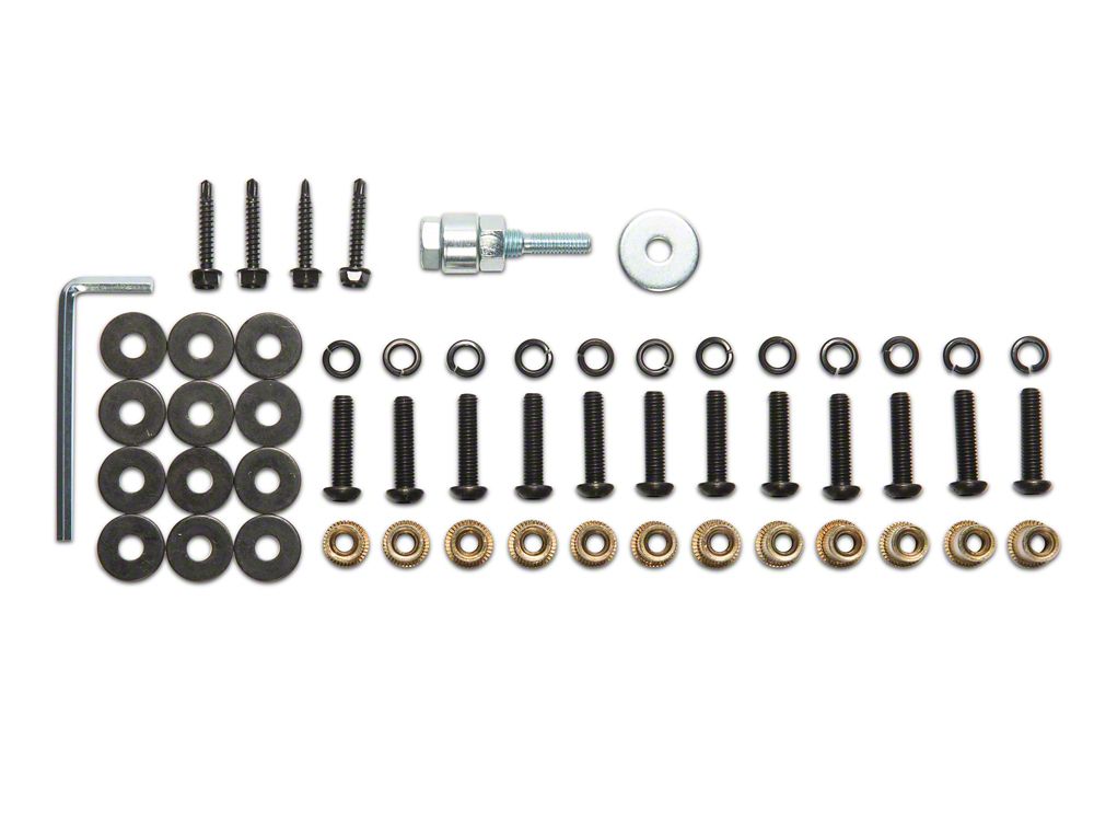 Barricade Replacement Fender Flare Hardware Kit for J134139-B Only (07-18 Jeep Wrangler JK ...