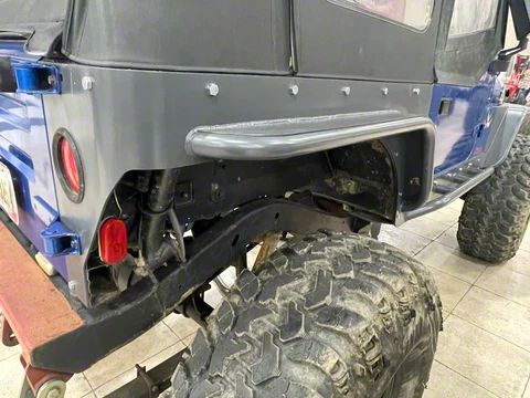 Wizard Works Offroad Jeep Wrangler Comp Cut Rear Armor with Tube Flares ...