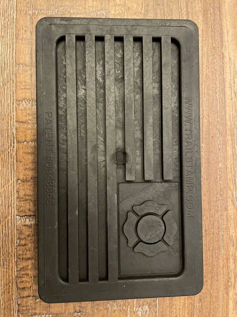 Trailstamp Frontier Off-Road/Farm Jack Accessory; Fire Fighter Cross ...