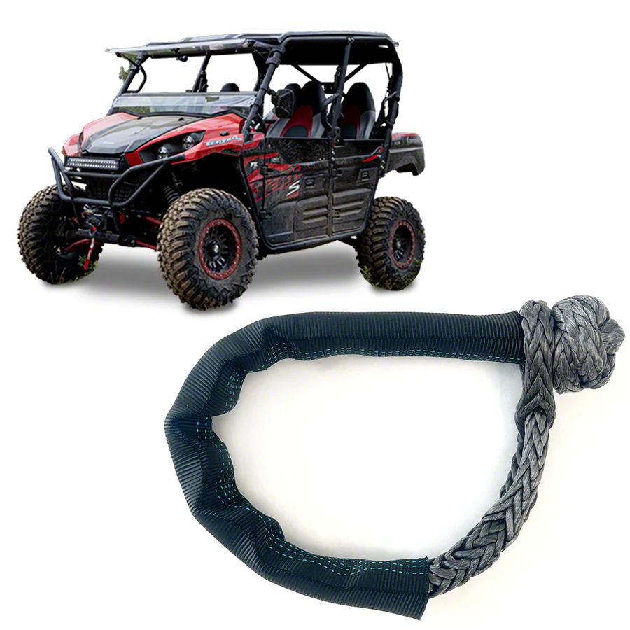 Yankum Ropes Jeep Wrangler 5/16-Inch Soft Shackle; 5,800 lb. YRSLSCS031 ...