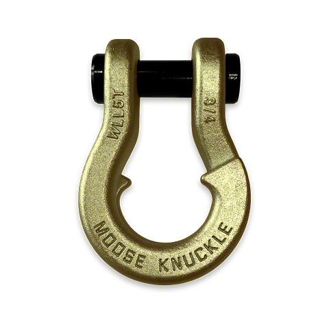 Moose Knuckle Offroad Titan XD Jowl Split Recovery Shackle; Brass ...