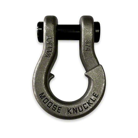 Moose Knuckle Offroad Tundra Jowl Split Recovery Shackle 3/4; Raw Dog ...