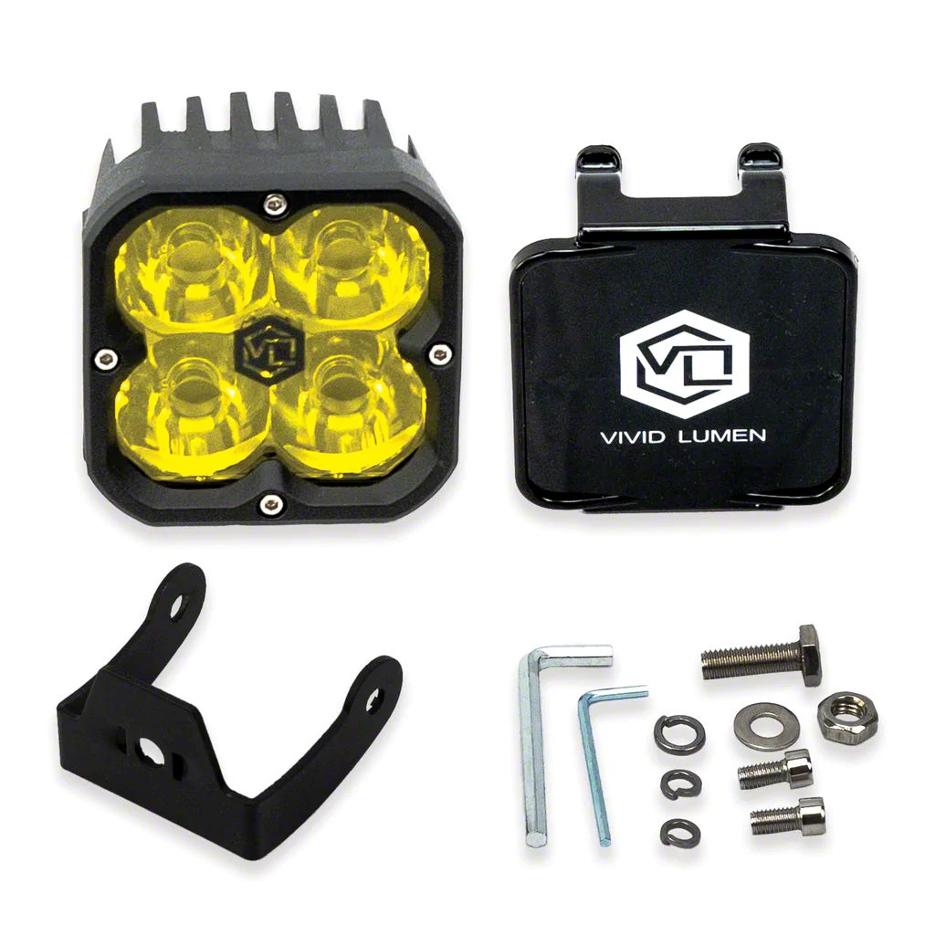 Vivid Lumen Industries Jeep Wrangler FNG Intense 20W 3-Inch LED Yellow ...