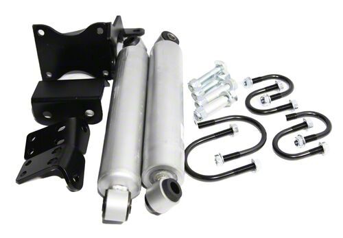 Jeep Wrangler Dual Steering Stabilizer Kit for 2 to 6-Inch Lift (07-18 ...