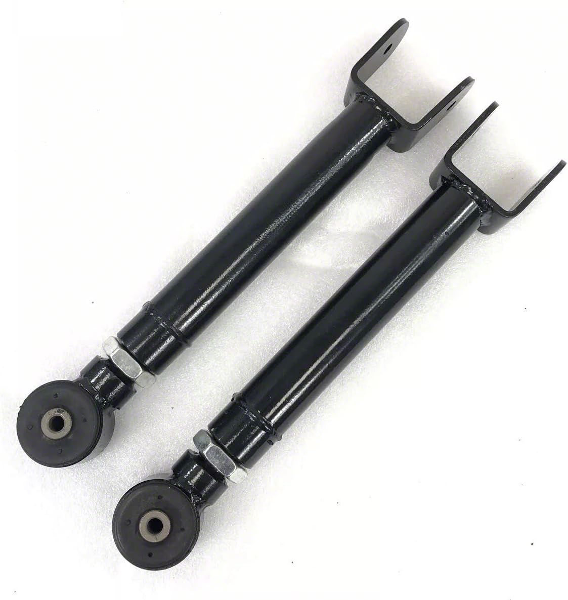 Jeep Wrangler Front Upper Adjustable Control Arms; Black (97-06 Jeep ...
