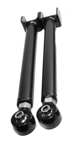 Jeep Wrangler Front Upper Adjustable Control Arms; Black (07-18 Jeep ...