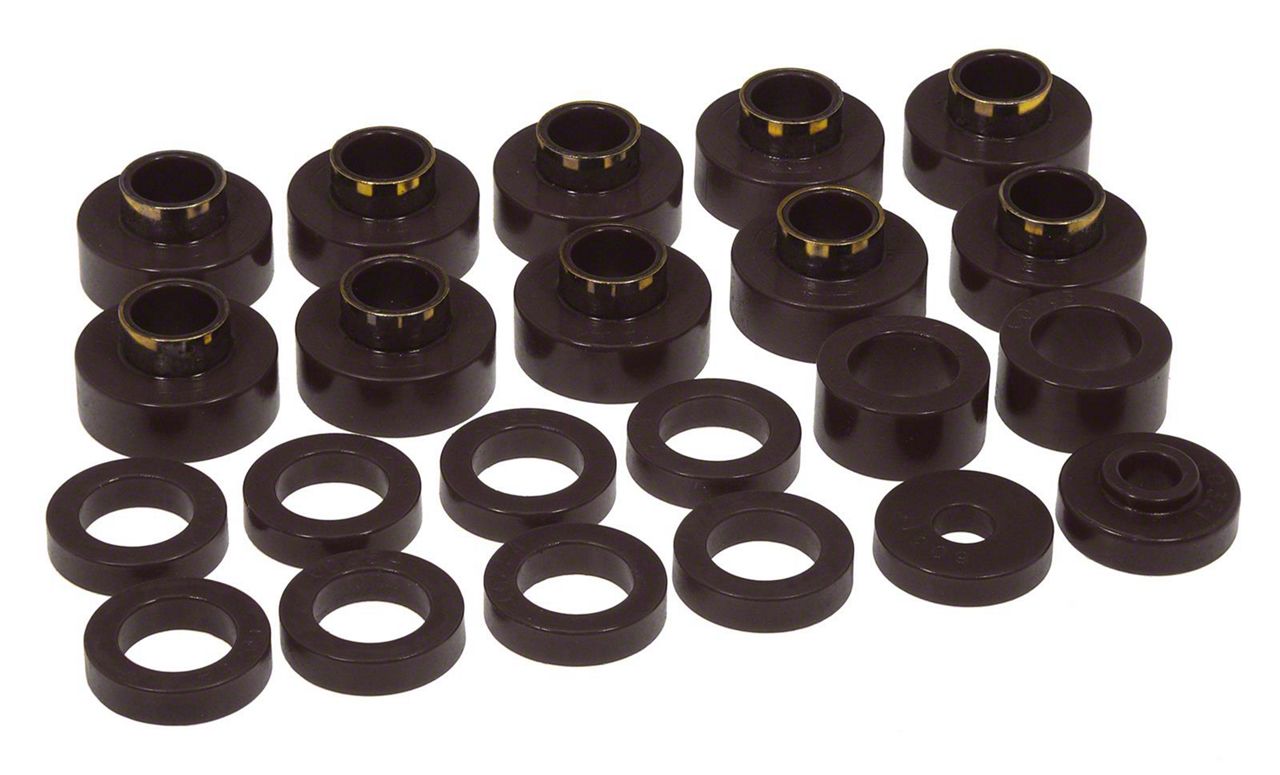 Jeep Wrangler Bushing Kit; 22-Piece; Black (80-86 Jeep CJ7) - Free Shipping