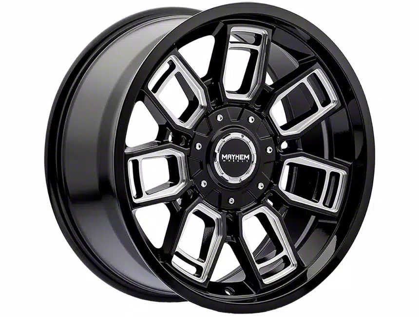 Mayhem Wheels Jeep Grand Cherokee Ordinance Gloss Black Milled Wheel ...