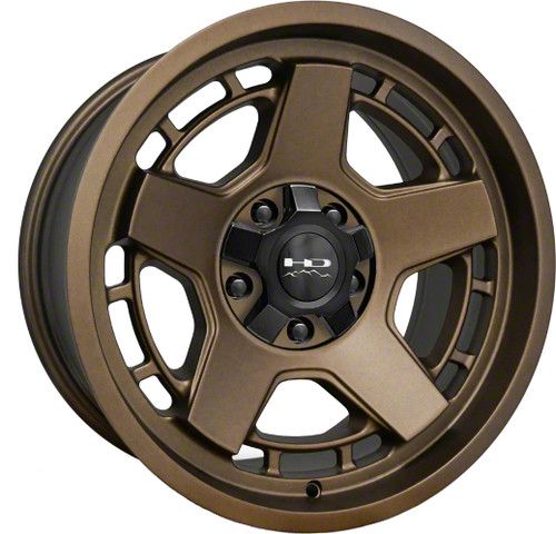 HD Off-Road Wheels Jeep Wrangler Atlas Satin Bronze Wheel; 17x9 ...