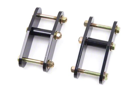 Zone Offroad Jeep Wrangler 1.50-Inch Lift Leaf Spring Shackles ZONJ5103 ...