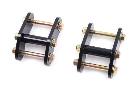 Zone Offroad Jeep Wrangler 0.50-Inch Lift Leaf Spring Shackles ZONJ5109 ...