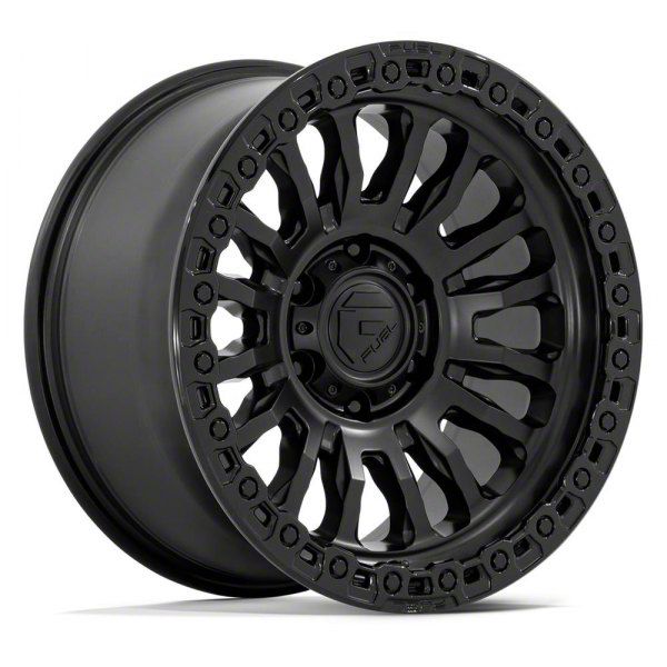 Fuel Wheels Jeep Grand Cherokee Rincon Matte Black with Gloss Black Lip Wheel; 17x9 ...