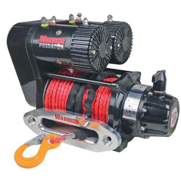 DK2 Jeep Gladiator 17,500 lb Samurai Series Winch with Synthetic Rope ...
