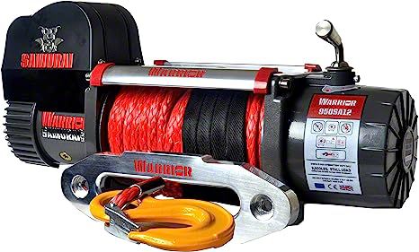 DK2 Tacoma 9,500 lb. Samurai Series Short Drum Winch with Synthetic ...