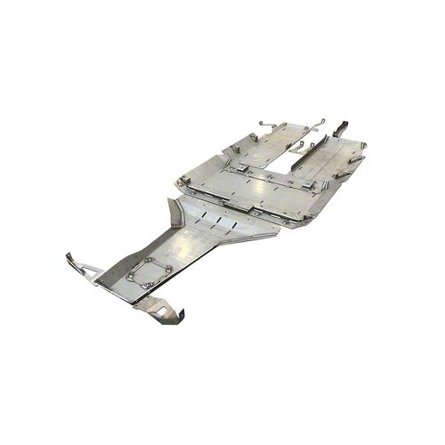 Motobilt Jeep Wrangler Full Skid Plate System; Bare Steel MB1211 (21-23 ...