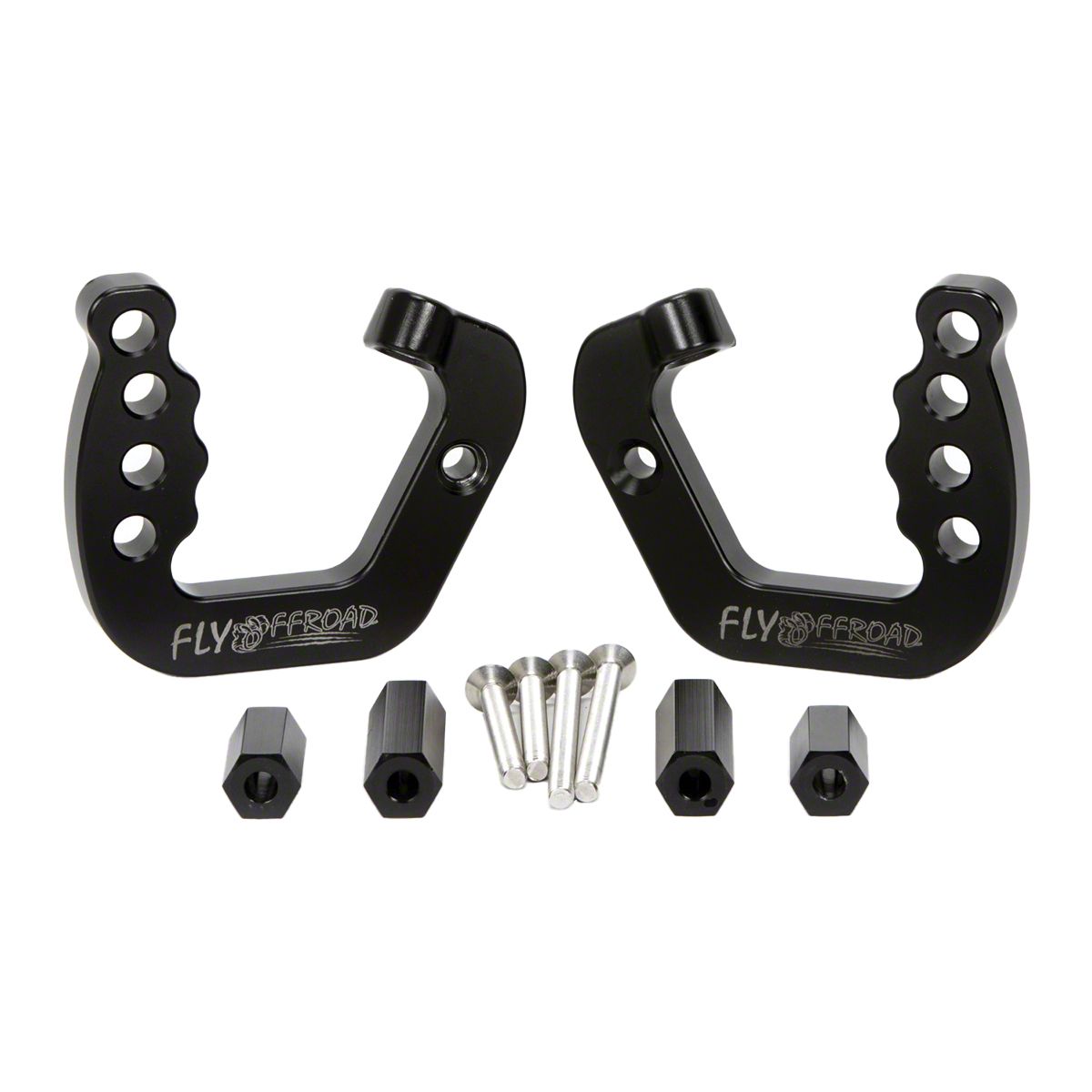 Fly Offroad Jeep Wrangler Crawl Claw Grab Handles; Front 0124-02101 (07 ...
