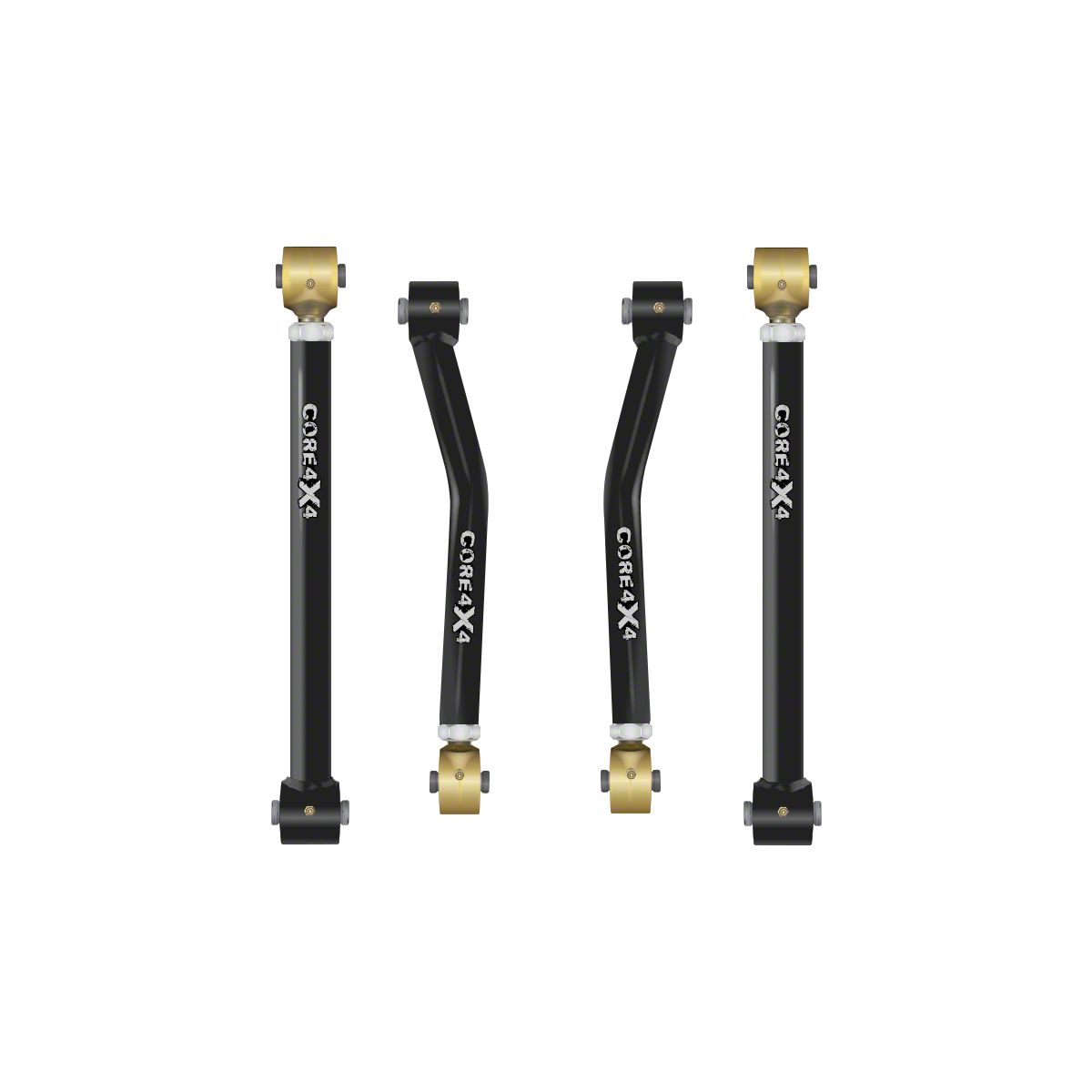Core 4x4 Jeep Wrangler Crawl Series Adjustable Rear Upper and Lower ...