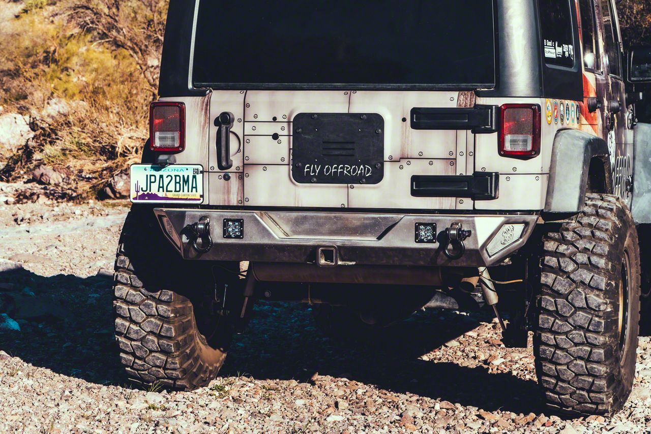 Fly Offroad Jeep Wrangler Spare Tire Delete Kit 0124-03201 (07-18 Jeep Wrangler JK) - Free Shipping