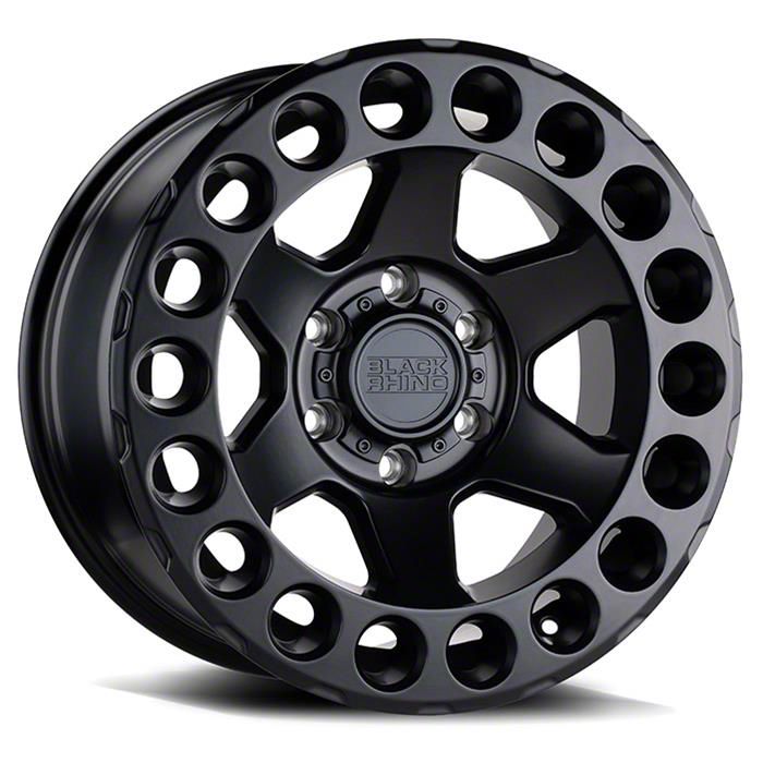 Black Rhino Jeep Wrangler Odessa Matte Black Wheel; 17x9.5 ...