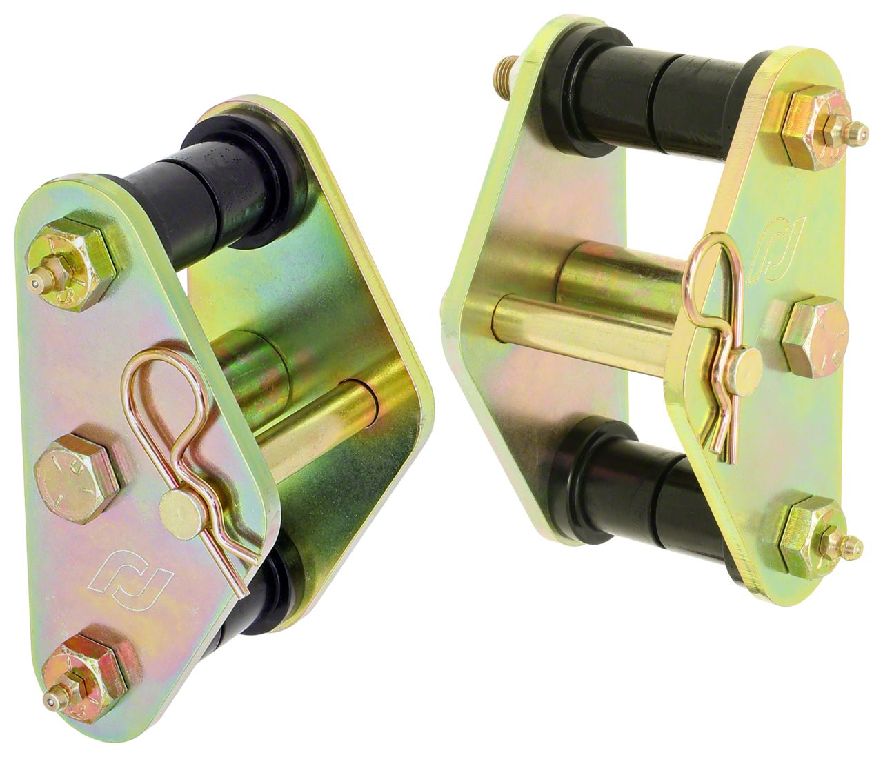 RockJock Jeep Wrangler Heavy Duty Front Tow Shackles CE-9035 (76-86 ...