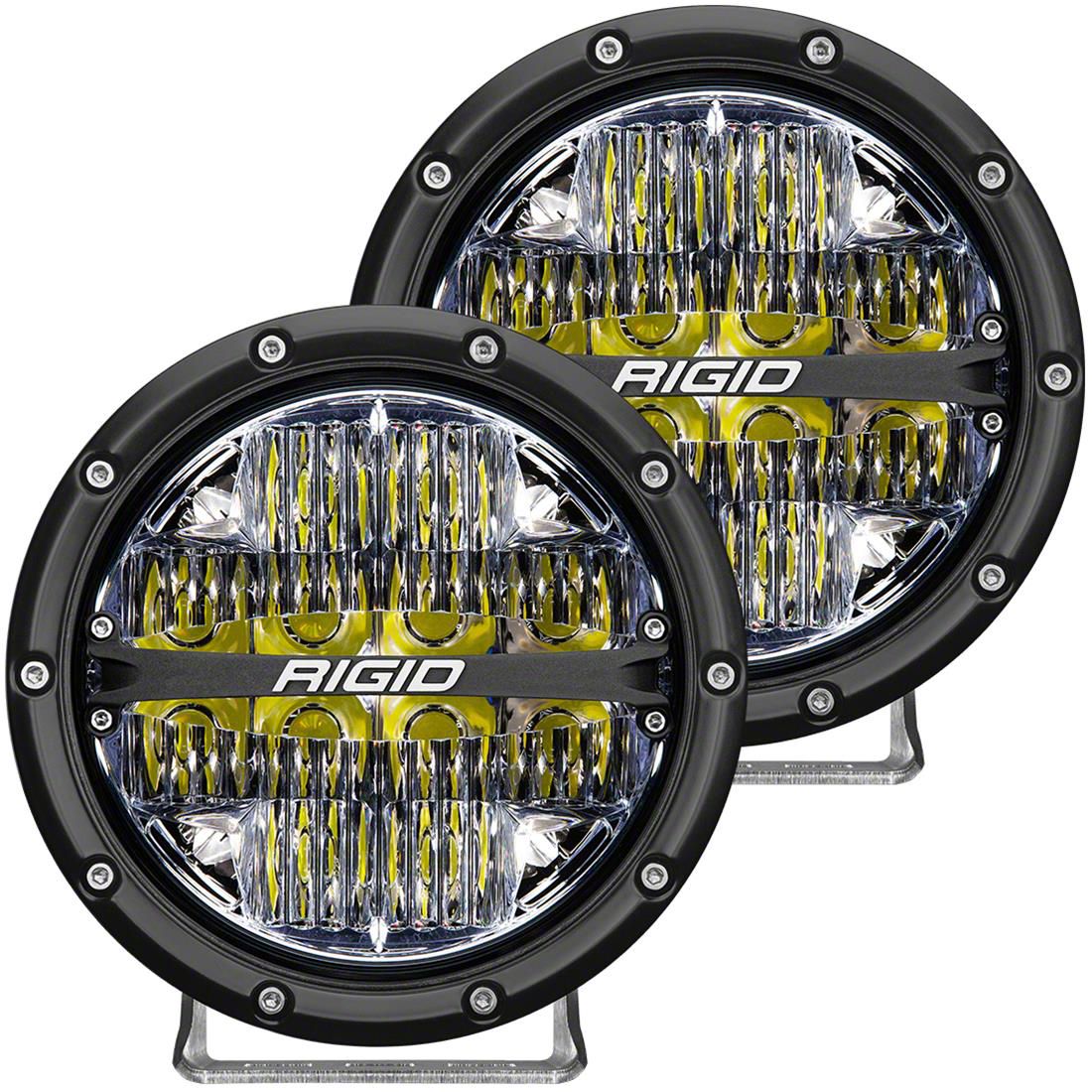 Rigid Industries Toyota 4-Runner 6-Inch 360-Series LED Off-Road Lights ...