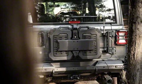 Jeep Wrangler Gravity Series Integrated Tailgate Equipment Kit; Black ...