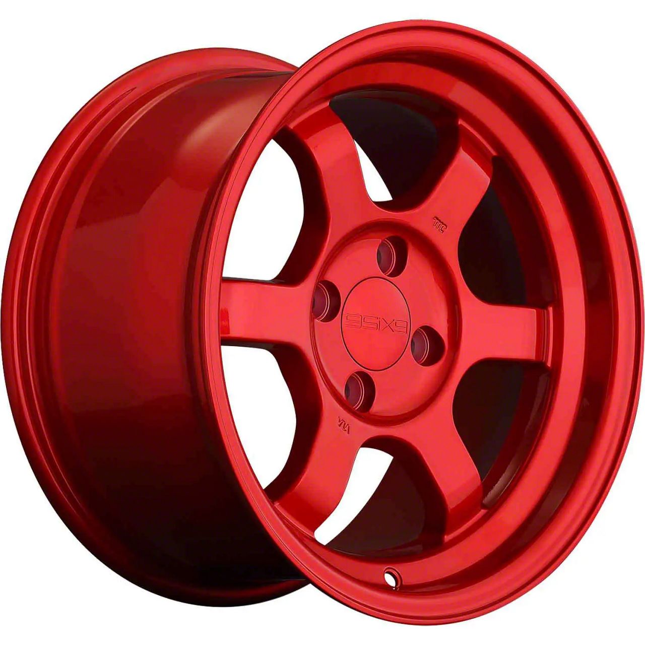 9Six9 Wheels Jeep Wrangler SIX-1 Deep Candy Apple Red Wheel; 17x8.5 ...