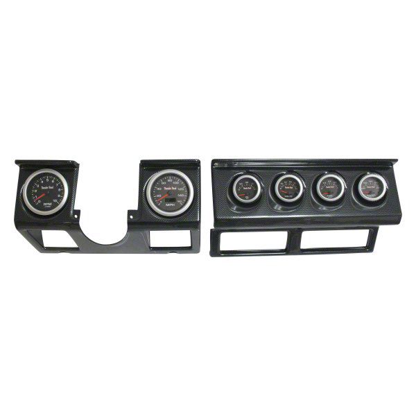 Jeep Wrangler Dash Panel with Concourse Series Black Electric Gauges ...