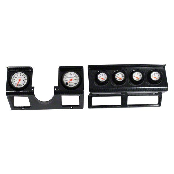 Jeep Wrangler Dash Panel with Phantom Mechanical Gauges; Carbon Fiber ...