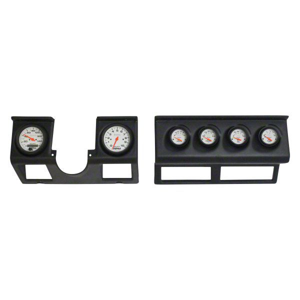 Jeep Wrangler Dash Panel with Phantom Mechanical Gauges; Matte Black (87-95 Jeep Wrangler YJ ...