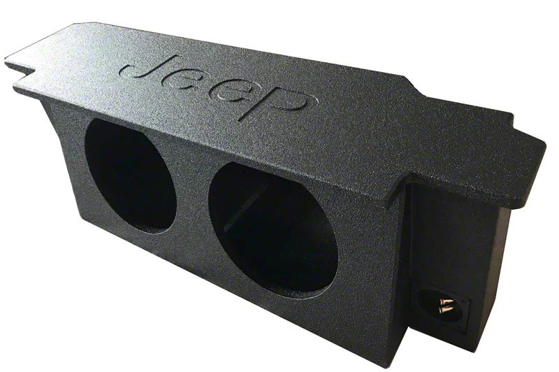 Bbox Jeep Wrangler 10-Inch Dual Front Fire Subwoofer Enclosure A706-10 ...