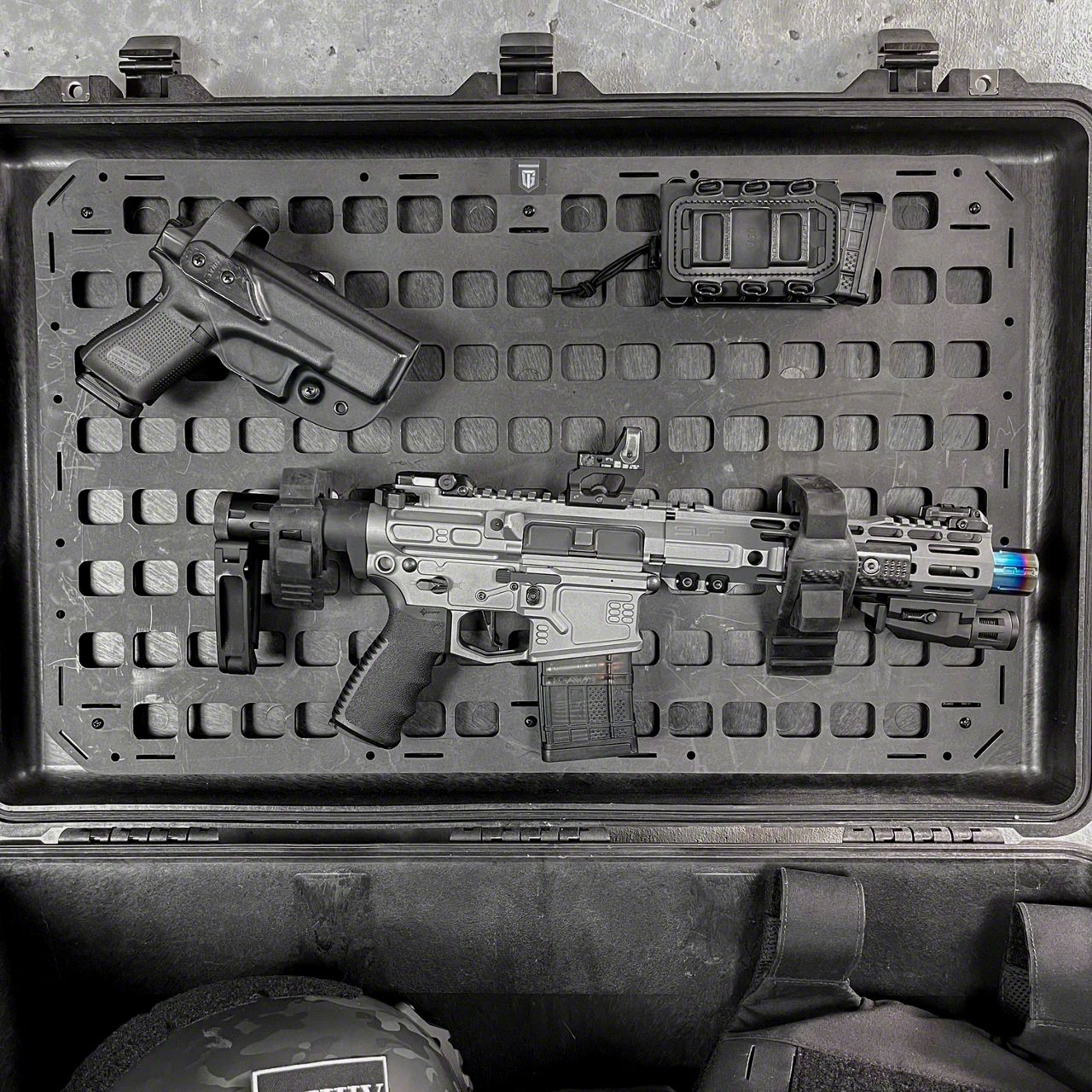 Grey Man Tactical Frontier RMP Case Lid Organizer Rifle Rack and ...
