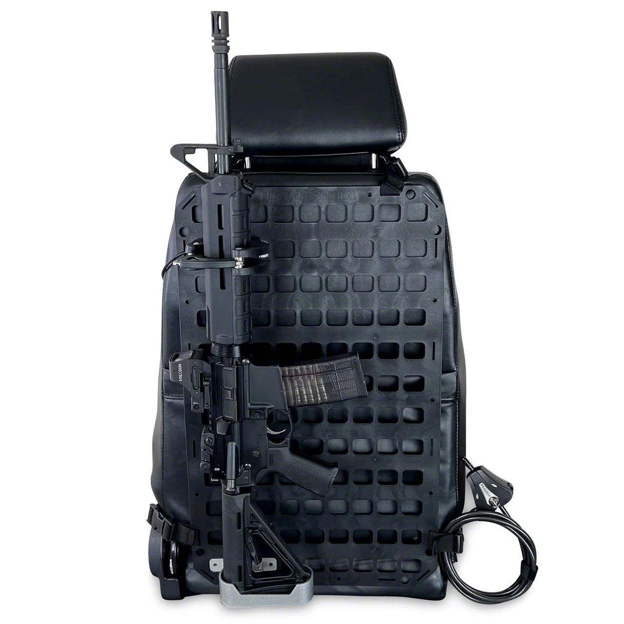 Grey Man Tactical Tundra RMP Vehicle Locking Rifle Rack MOLLE Panel ...