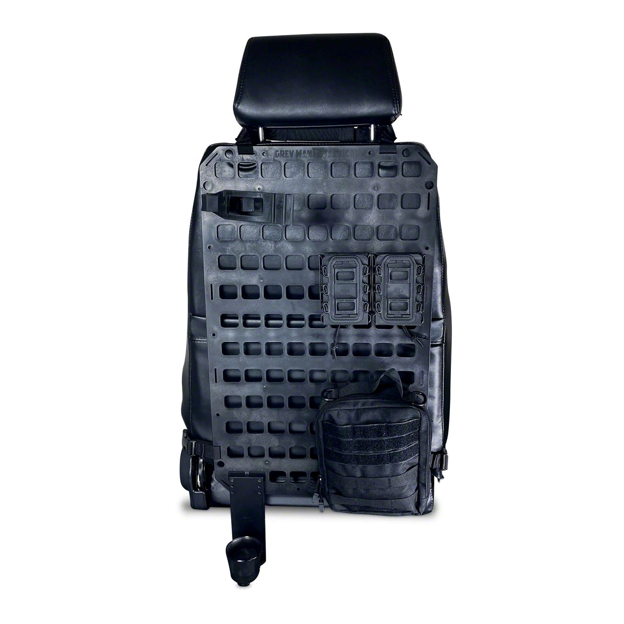 Grey Man Tactical Tundra Vehicle Rifle Rack MOLLE Panel with XL Muzzle ...