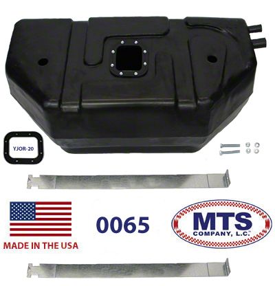 MTS Company Jeep Wrangler Polyethylene Fuel Tank; 21-Gallon 0065 (87-95 ...