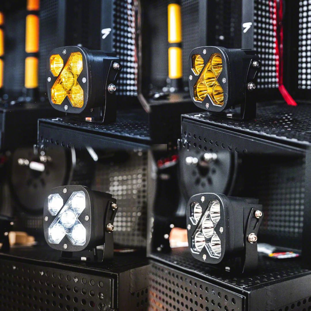 Jeep Wrangler X-Beam Series 4-Inch LED Light Pods; Clear (Universal ...